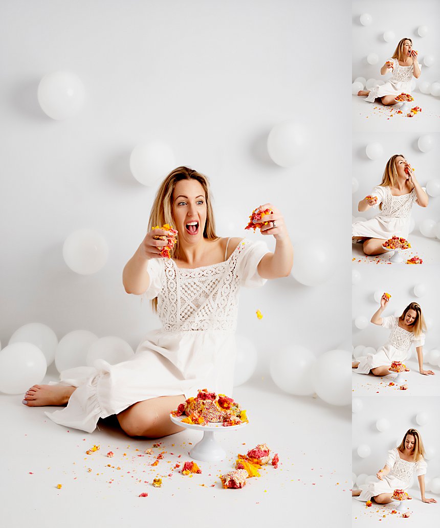 I did my own cake smash and I loved it! | Meagan Sarah Photography